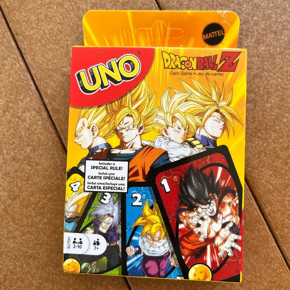 Mattel | Toys | Dragonball Z Uno Game Newnever Opened | Poshmark
